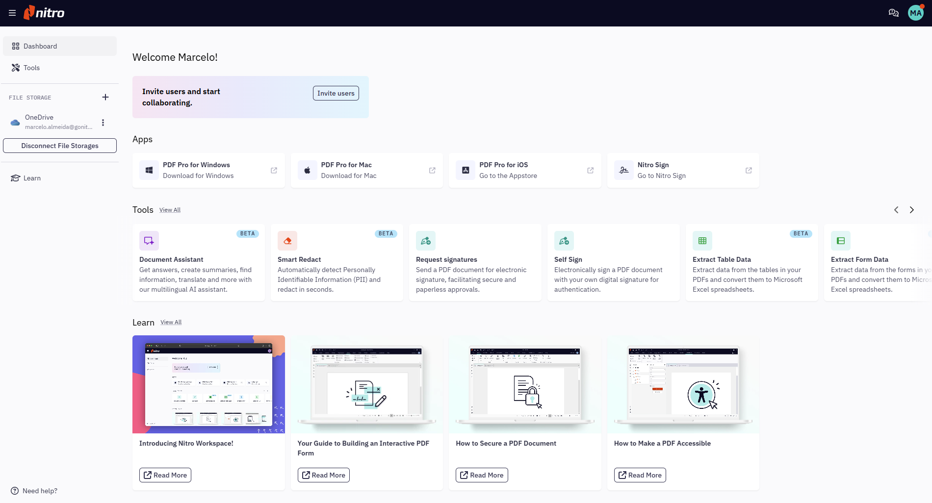 Introducing Nitro Workspace!